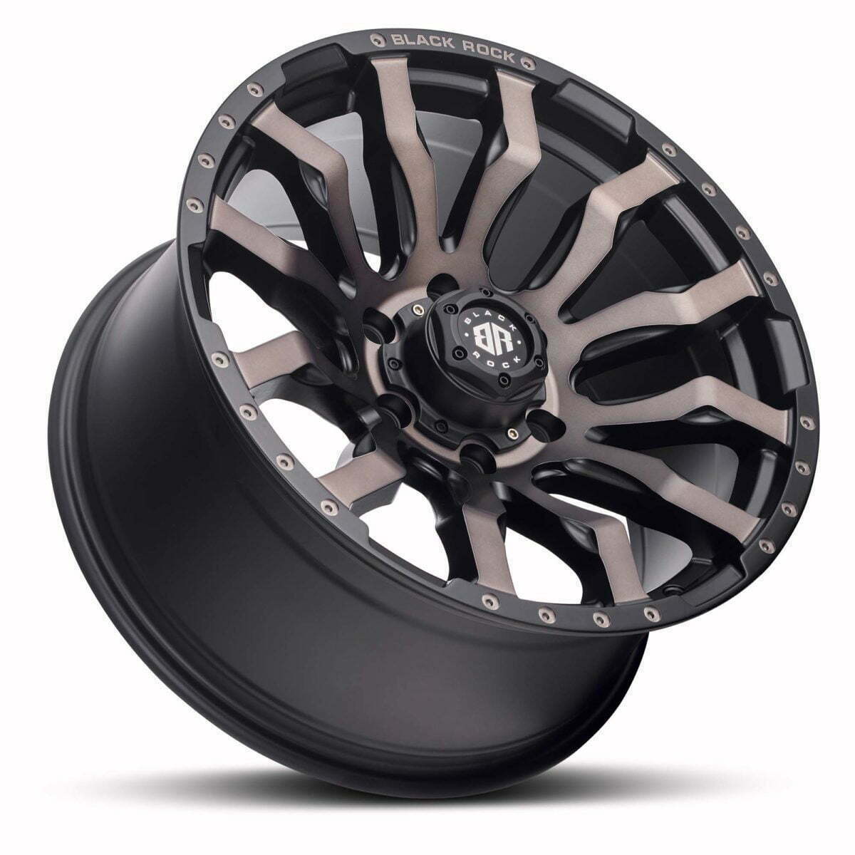 BLACK ROCK VULCAN WHEELS | LOAD RATED 4X4 RIMS