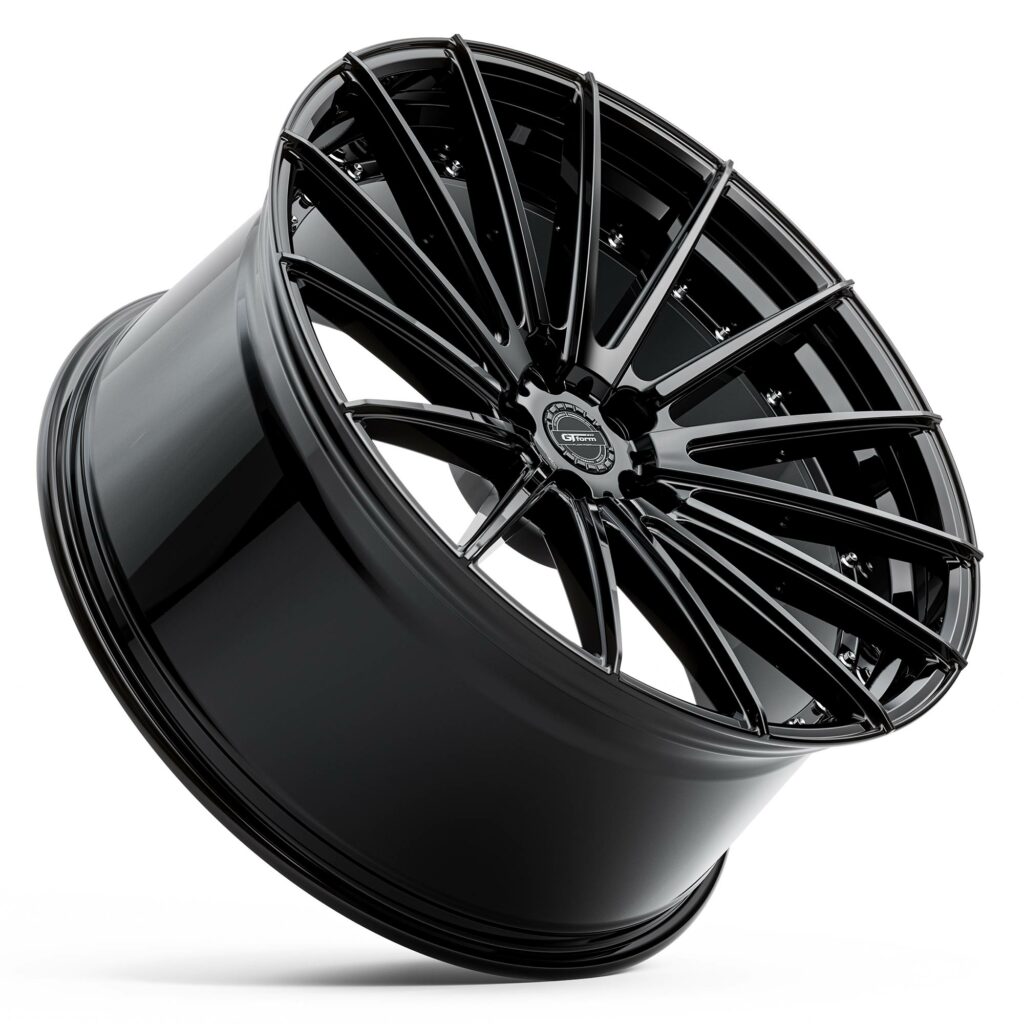 GT FORM ANVIL GLOSS BLACK 22X9 5X108 WHEEL - CNC Wheels