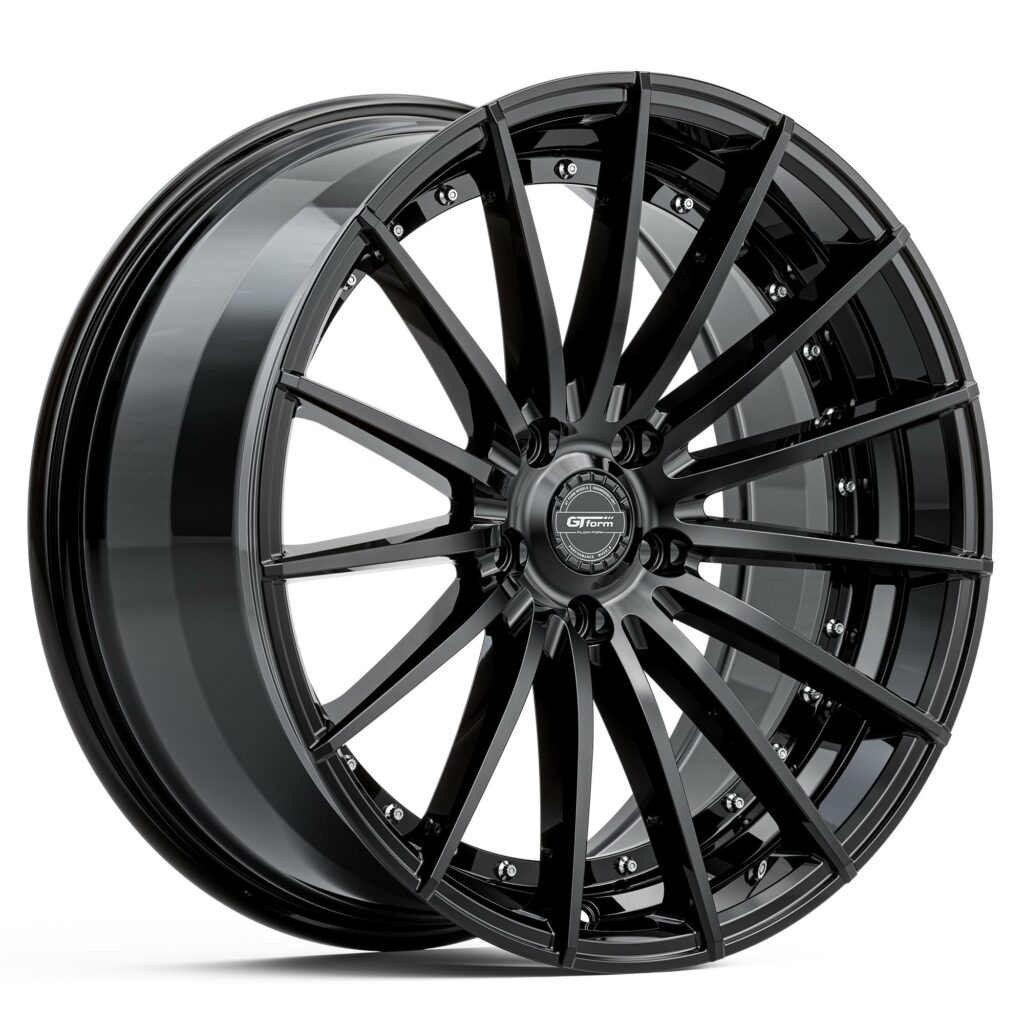 GT FORM ANVIL GLOSS BLACK 19X9.5 5X120 WHEEL | CNC Wheels