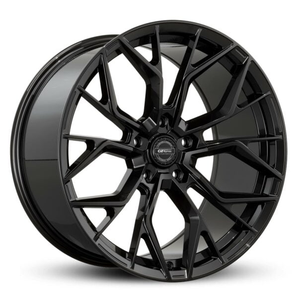 GT FORM MARQUEE GLOSS BLACK 19X8.5 5X114.3 WHEEL - CNC Wheels