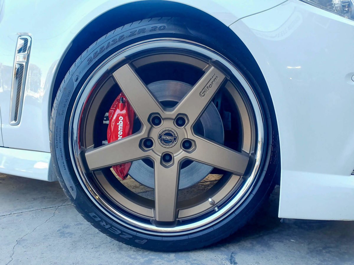 GT FORM LEGACY MATTE BRONZE WITH CHROME LIP 20X10 5X150 WHEEL WHEEL ...