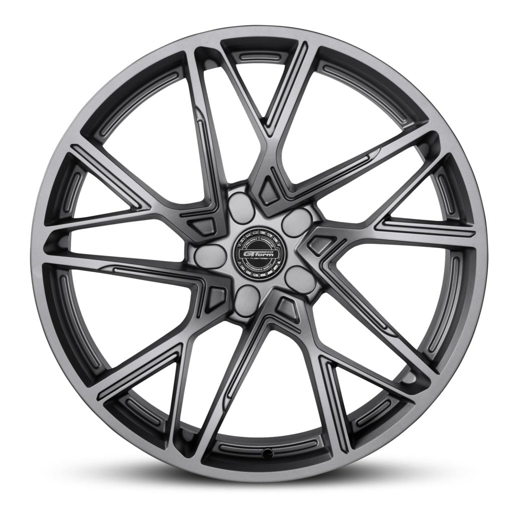 GT FORM INTERFLOW SATIN GUNMETAL GREY 20X8.5 5X112 WHEEL WHEEL | CNC Wheels