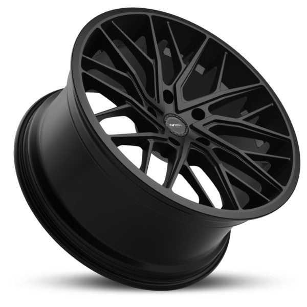 GT FORM VERTEX SATIN BLACK 20X8.5 5X114.3 WHEEL & TYRE PACKAGE - CNC Wheels
