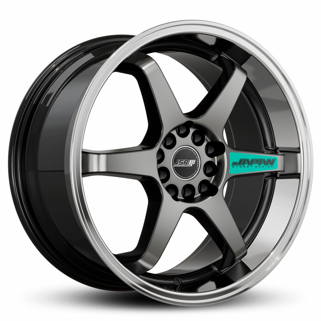 JSR ST21 BLACK TINTED 18X8.5 5X100 WHEEL & TYRE PACKAGE - CNC Wheels