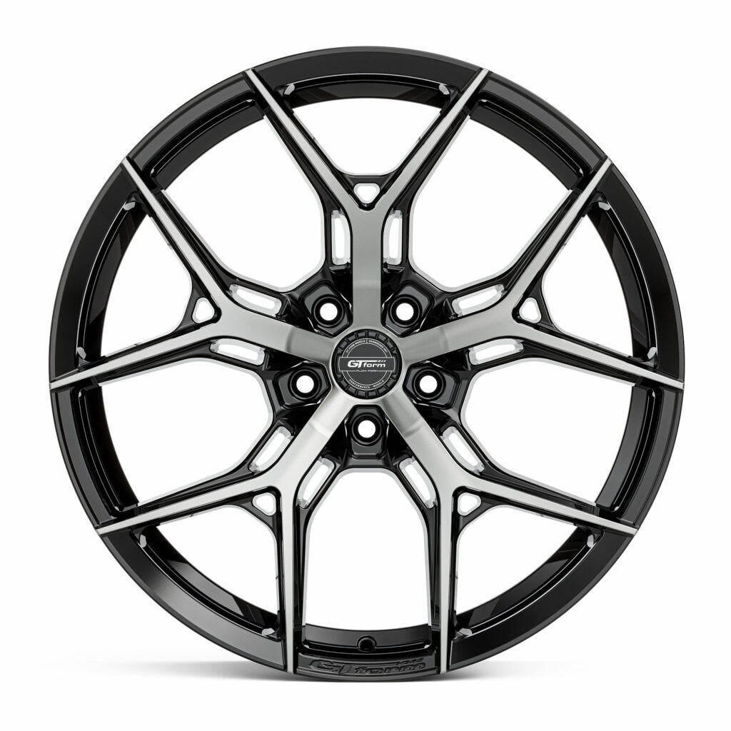 GT FORM TORQUE GLOSS BLACK TINTED 20X8.5 5X120 WHEEL WHEEL | CNC Wheels