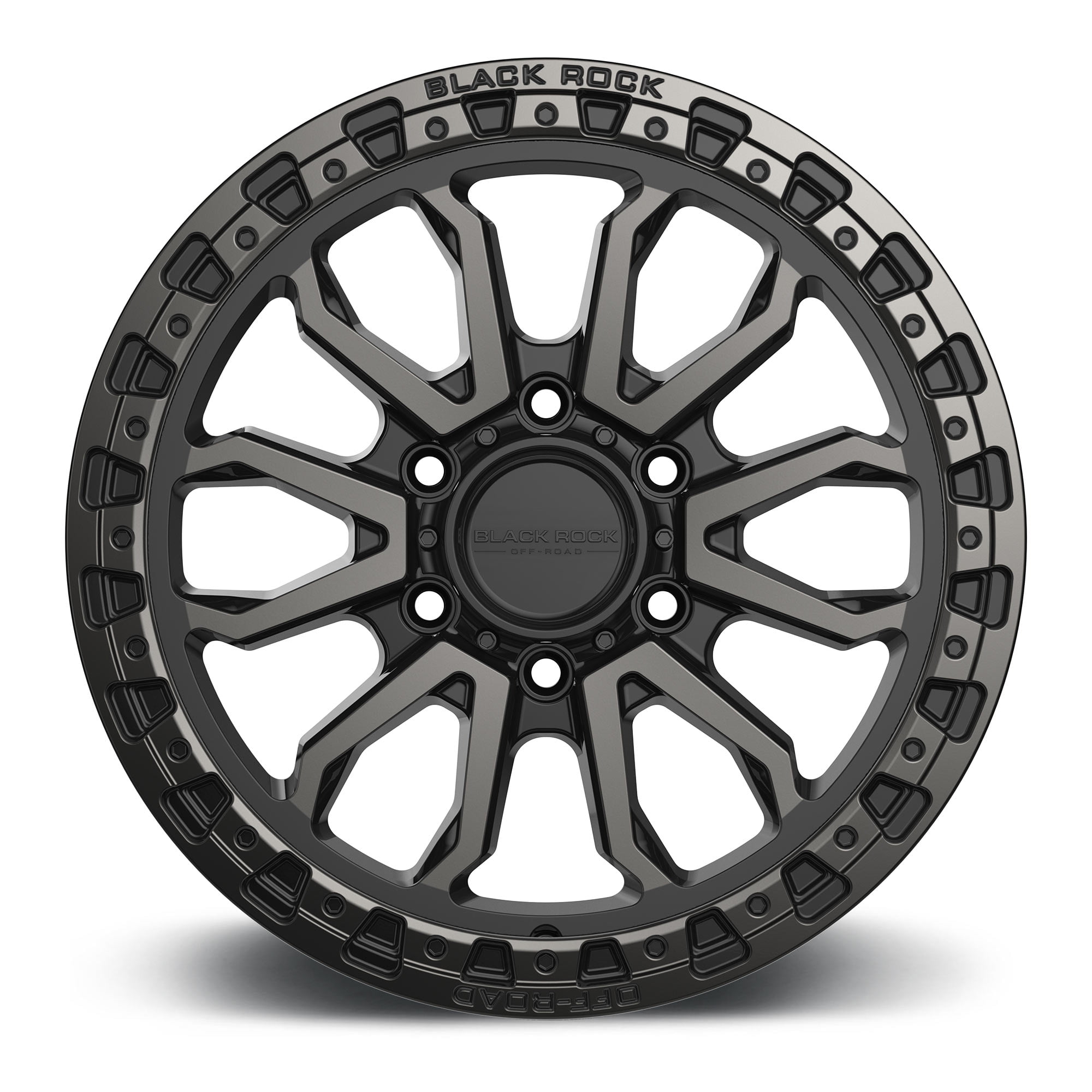 BLACK ROCK COBRA GLOSS BLACK WITH DARK TINT 20X9 6X139.7 WHEEL & TYRE ...
