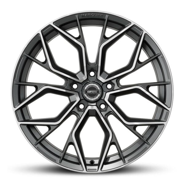 GT FORM MARQUEE SATIN GUNMETAL MACHINED FACE 20X9 5X114.3 WHEEL & TYRE ...