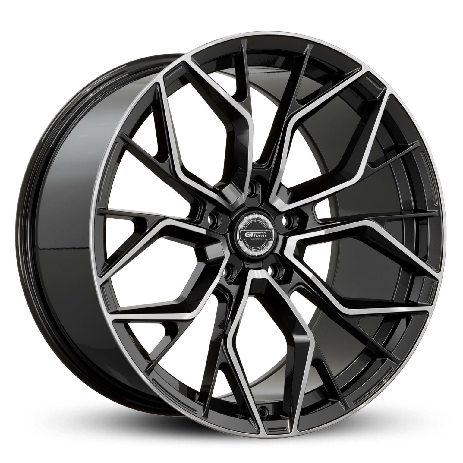 GT FORM MARQUEE GLOSS BLACK MACHINED FACE 18X8 5X120 WHEEL WHEEL | CNC ...