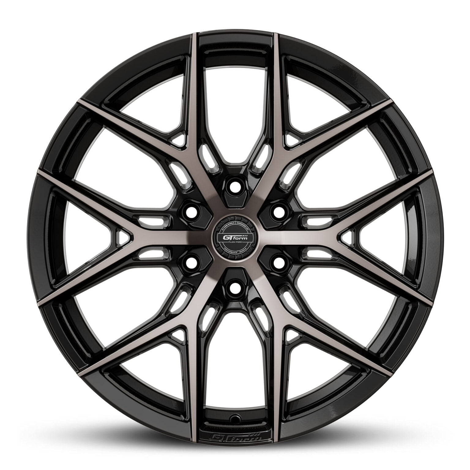 GT FORM GFS1 GLOSS BLACK TINTED 18X9 6X139.7 WHEEL - CNC Wheels