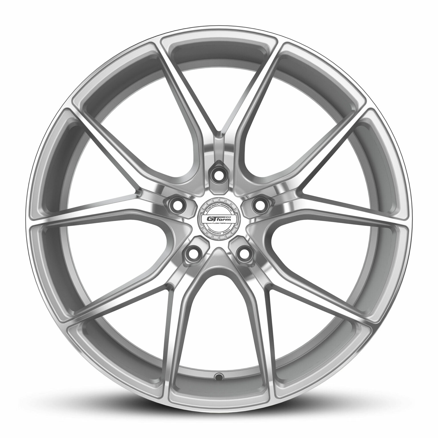 GT FORM VENOM SILVER MACHINED FACE 19X8.5 5X112 WHEEL & TYRE PACKAGE ...