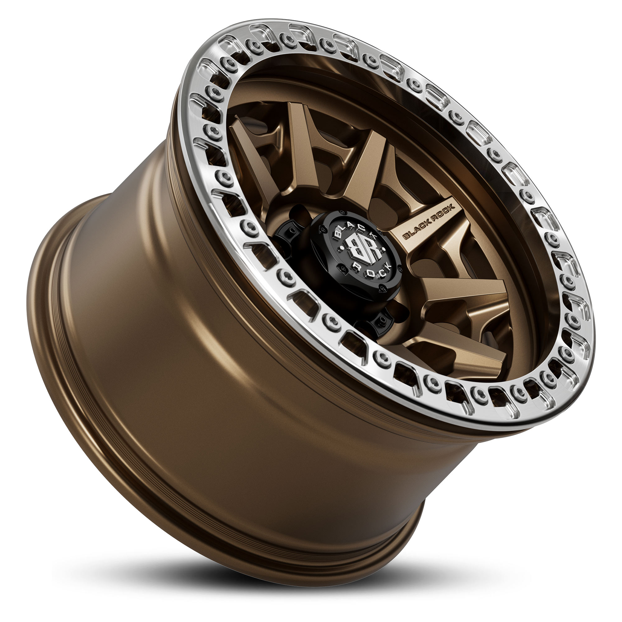 BEADLOCK RIMS BLACK ROCK CAGE DARK BRONZE 17X9 6X139.7