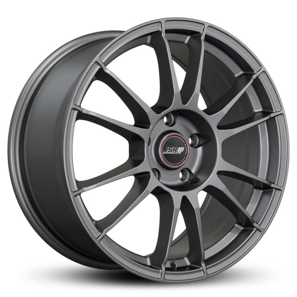 RACING WHEELS JSR ST23 SATIN GUNMETAL GREY 18X8 5X110 WHEEL ONLY