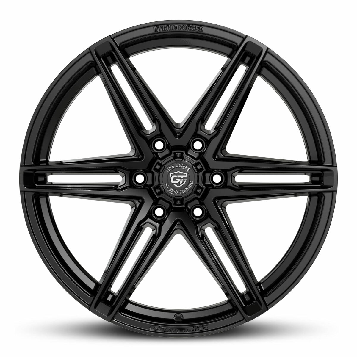 GT FORM GFS2 HYBRID FORGED GLOSS BLACK 20X9.5 6X139.7 WHEEL & TYRE ...