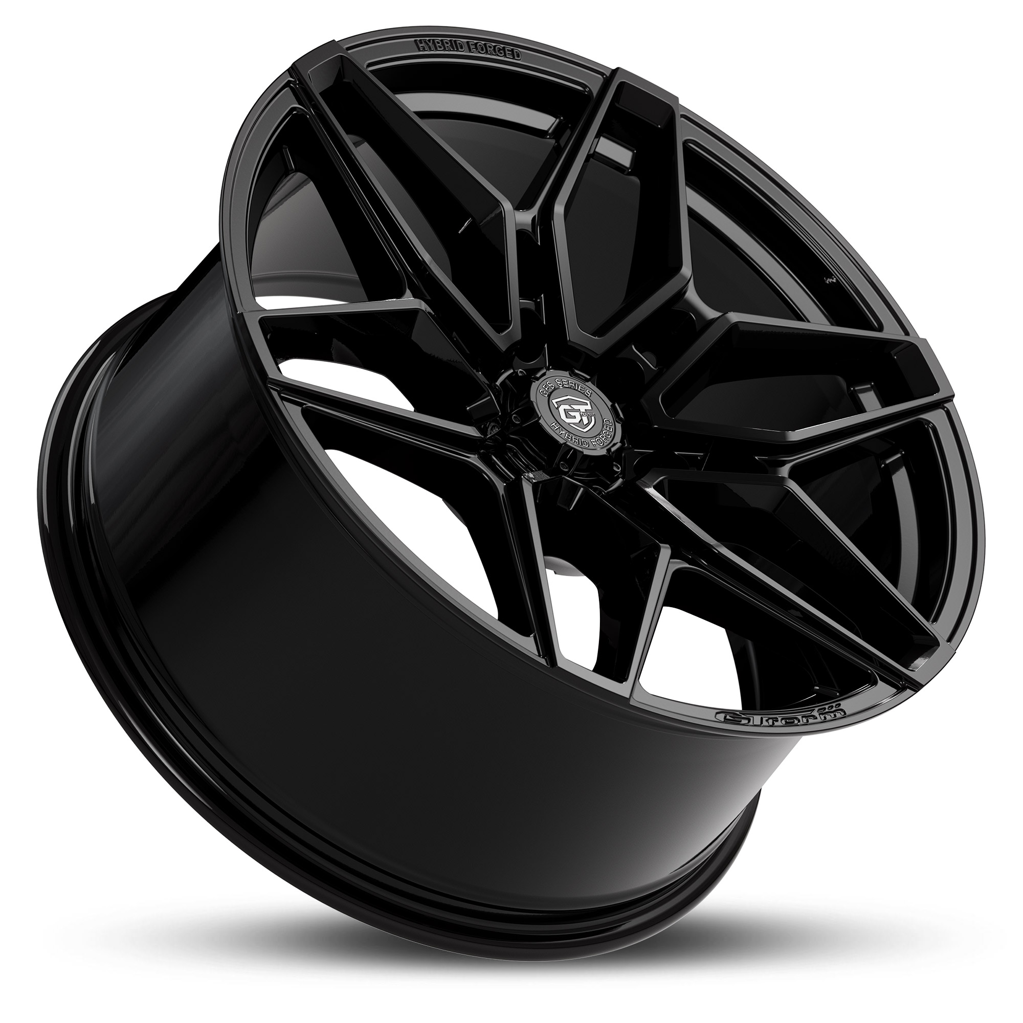 GT FORM GFS3 HYBRID FORGED GLOSS BLACK 20X9.5 6X139.7 WHEEL & TYRE ...