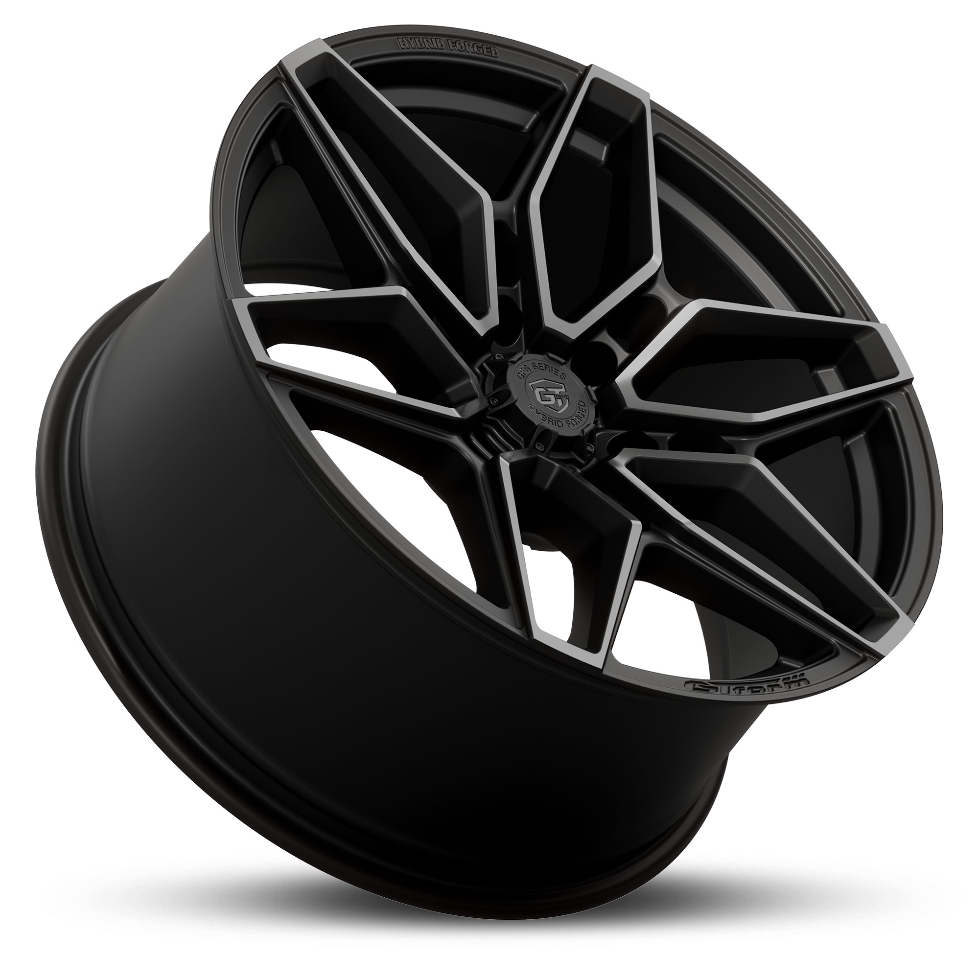 GT FORM GFS3 HYBRID FORGED MATTE BLACK WITH GREY TINT 20X9.5 6X139.7 ...