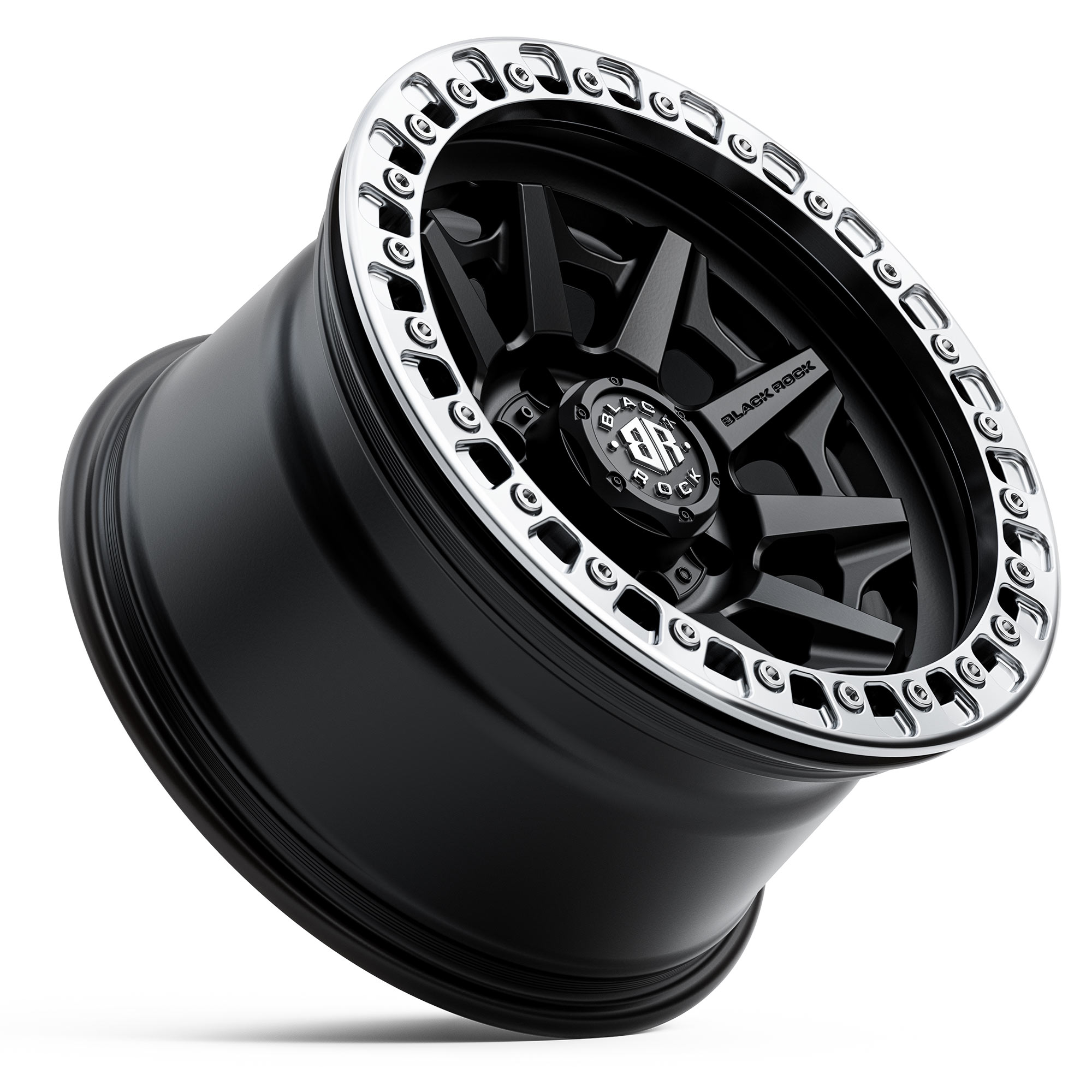 BEADLOCK RIMS BLACK ROCK CAGE SATIN BLACK 17X9 6X139.7