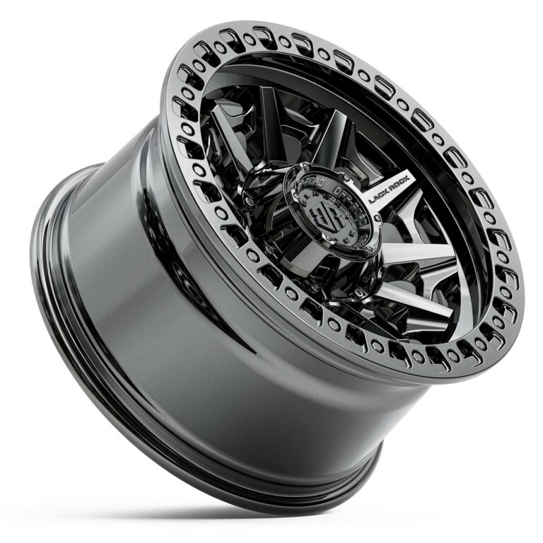 BLACK ROCK CAGE BLACK CHROME 18X9 5X150 WHEEL - CNC Wheels
