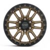 4X4 WHEELS BLACK ROCK RAMBLER DARK BRONZE 17X8.5 6X139.7 RIMS