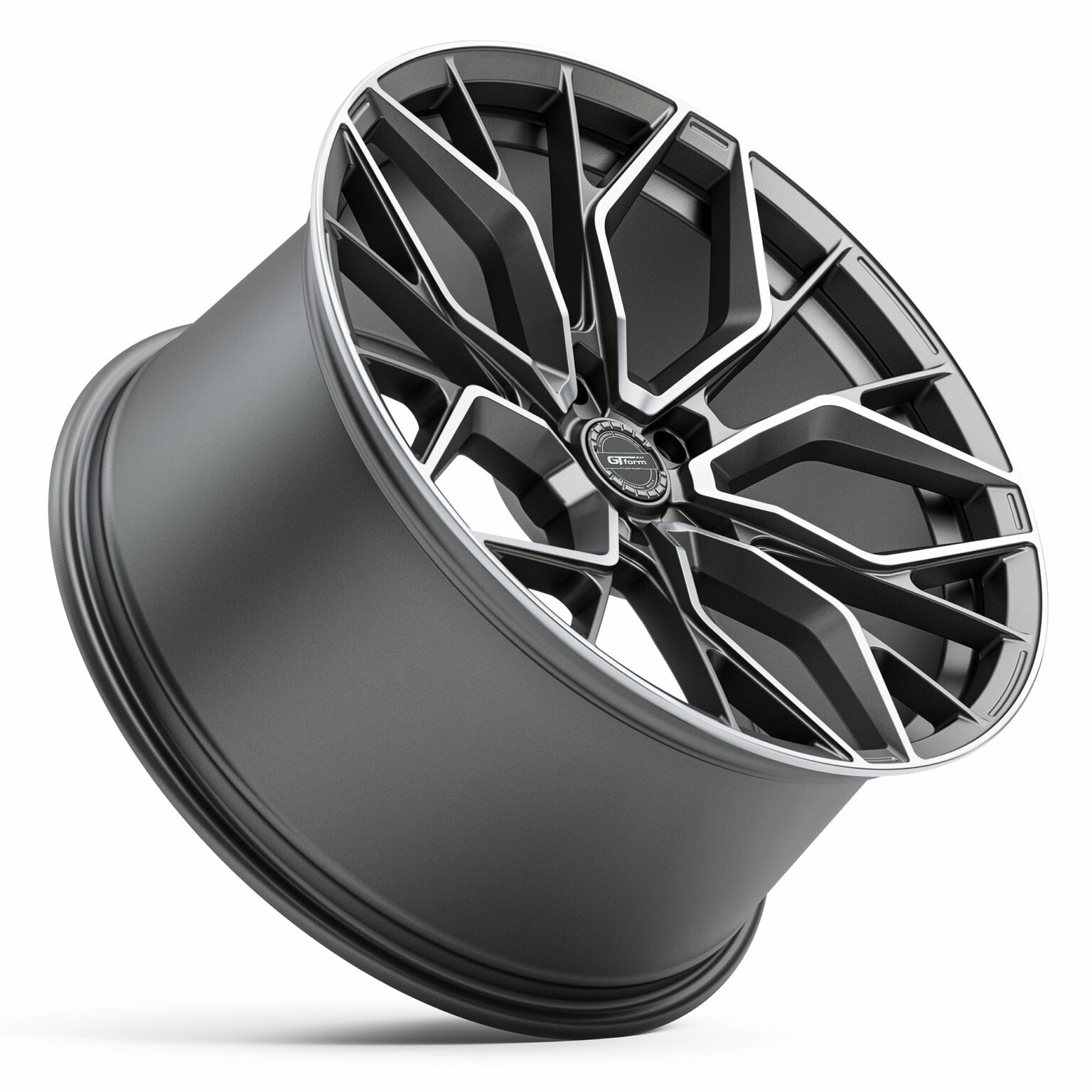 GT FORM MARQUEE SATIN GUNMETAL MACHINED FACE 19X9.5 5X112 WHEEL - CNC ...