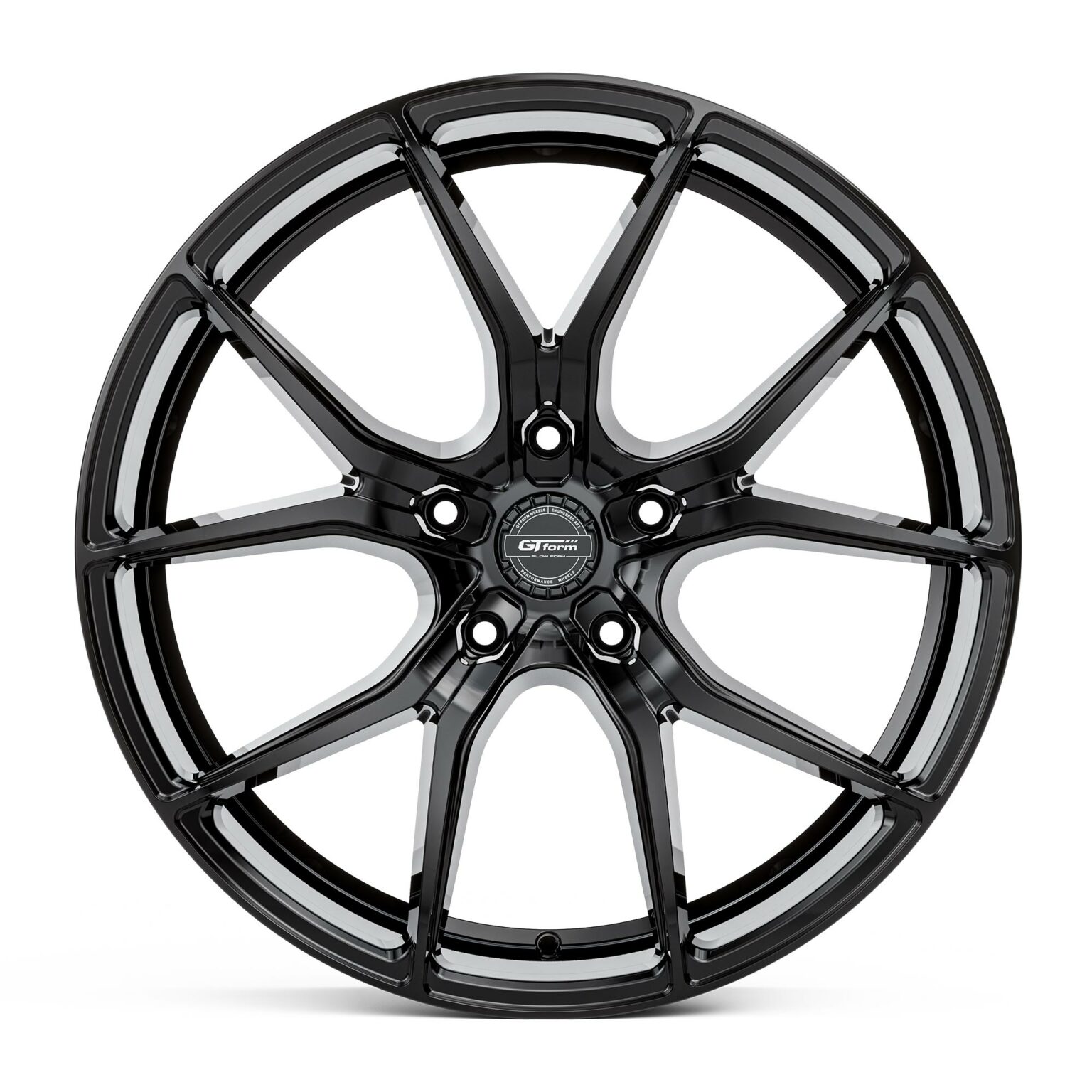 GT FORM VENOM GLOSS BLACK 19X8.5 5X112 WHEEL WHEEL | CNC Wheels