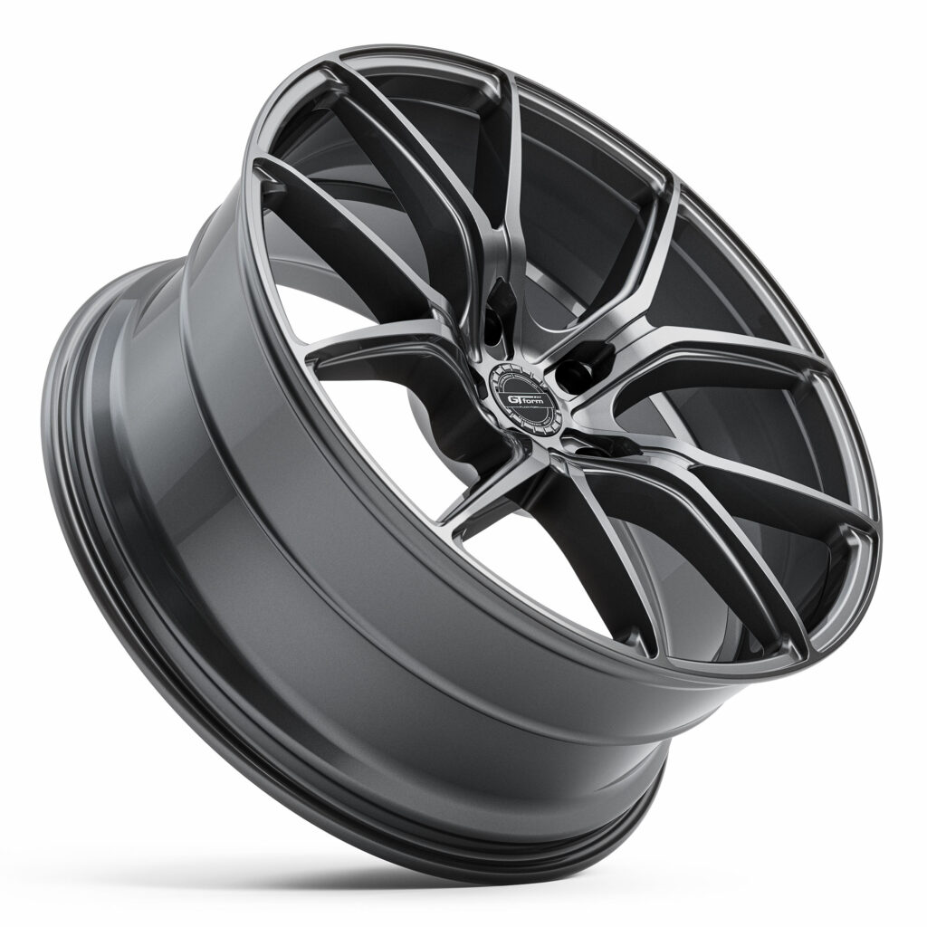 GT FORM VENOM GLOSS GRAPHITE 22X10 5X128 WHEEL | CNC Wheels