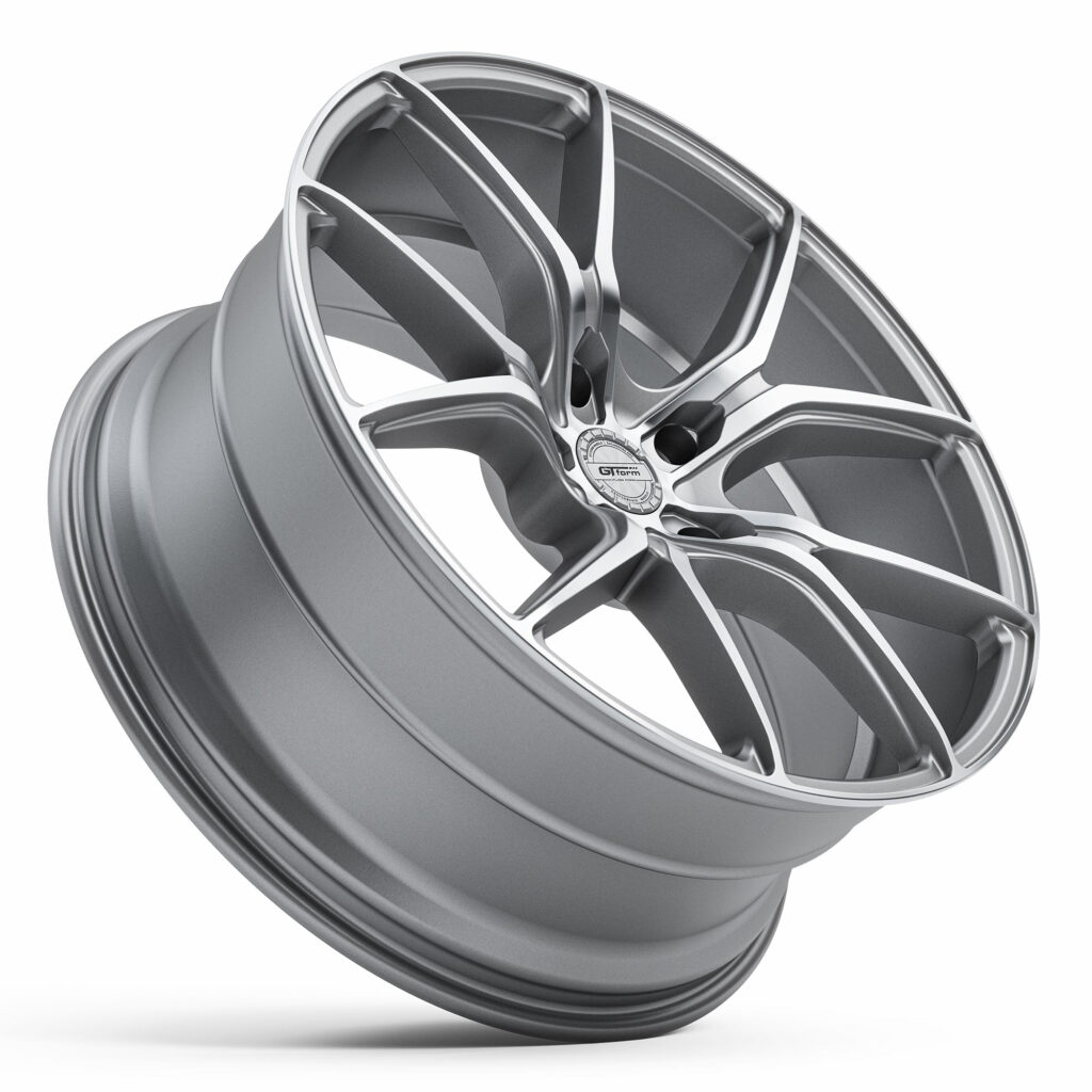 GT FORM VENOM SILVER MACHINED FACE 19X8.5 5X110 WHEEL WHEEL | CNC Wheels