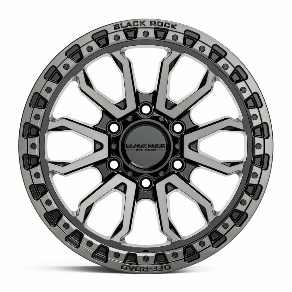 NAVARA NP300 RIMS | BLACK ROCK COBRA 17X9 6X114.3 WHEELS