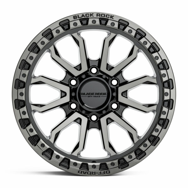 NAVARA NP300 RIMS | BLACK ROCK COBRA 17X9 6X114.3 WHEELS