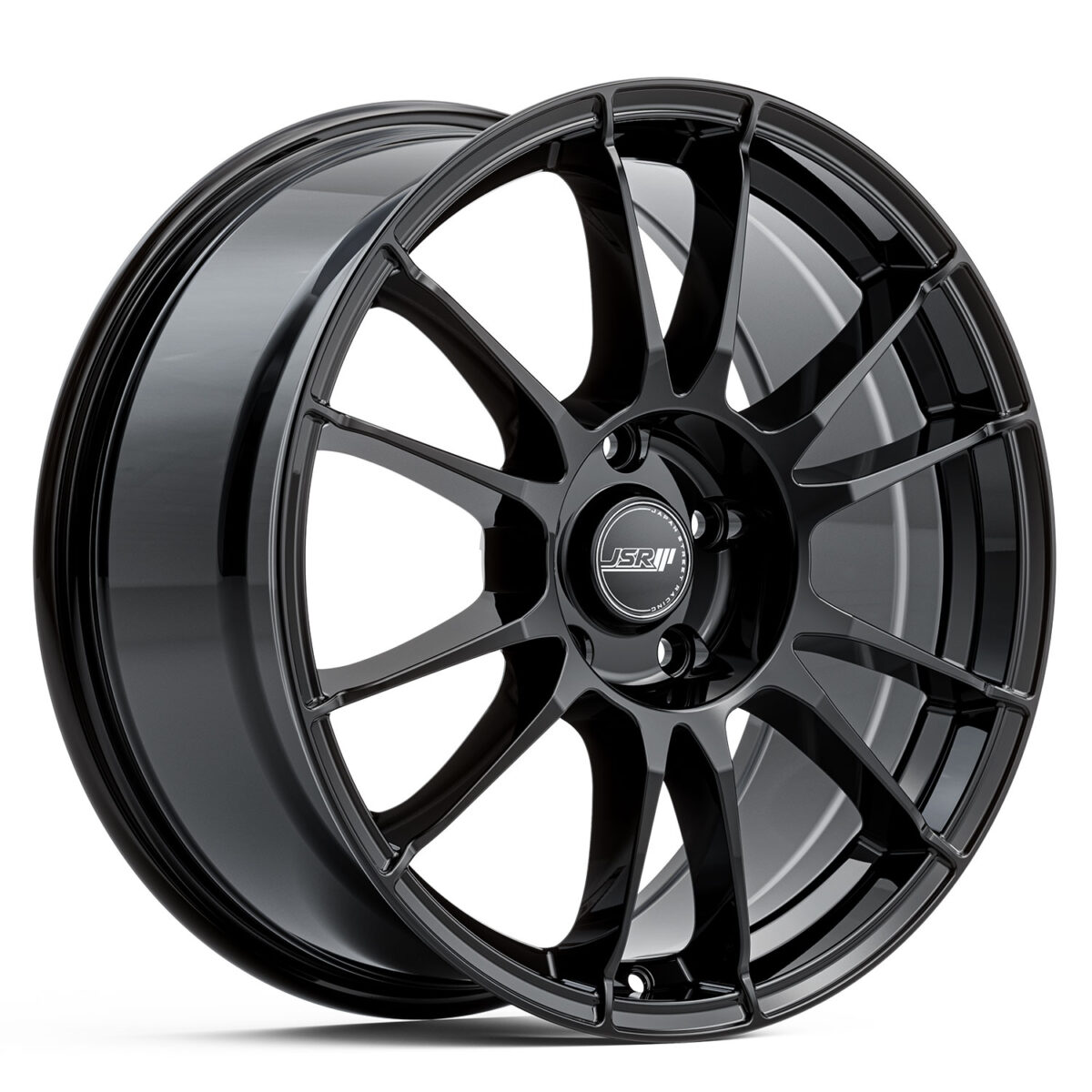 RACING WHEELS JSR ST23 GLOSS BLACK 18X8 5X115 WHEEL & TYRE PACKAGE