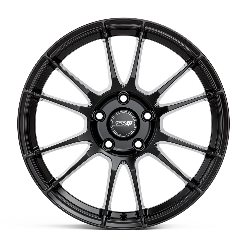 RACING WHEELS JSR ST23 GLOSS BLACK 18X8 5X115 WHEEL