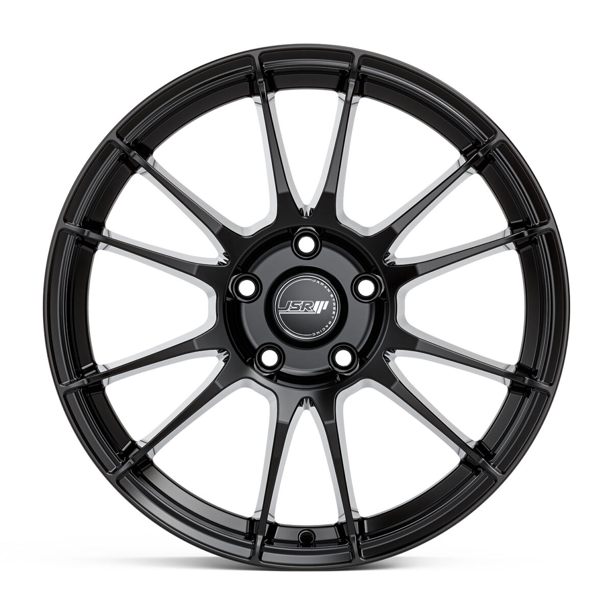 RACING WHEELS JSR ST23 GLOSS BLACK 18X8 5X115 WHEEL