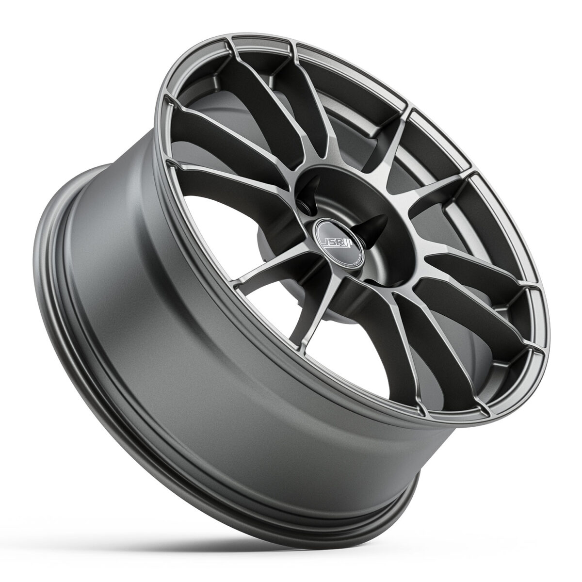 RACING WHEELS JSR ST23 SATIN GUNMETAL GREY 18X8 5X100 WHEEL ONLY