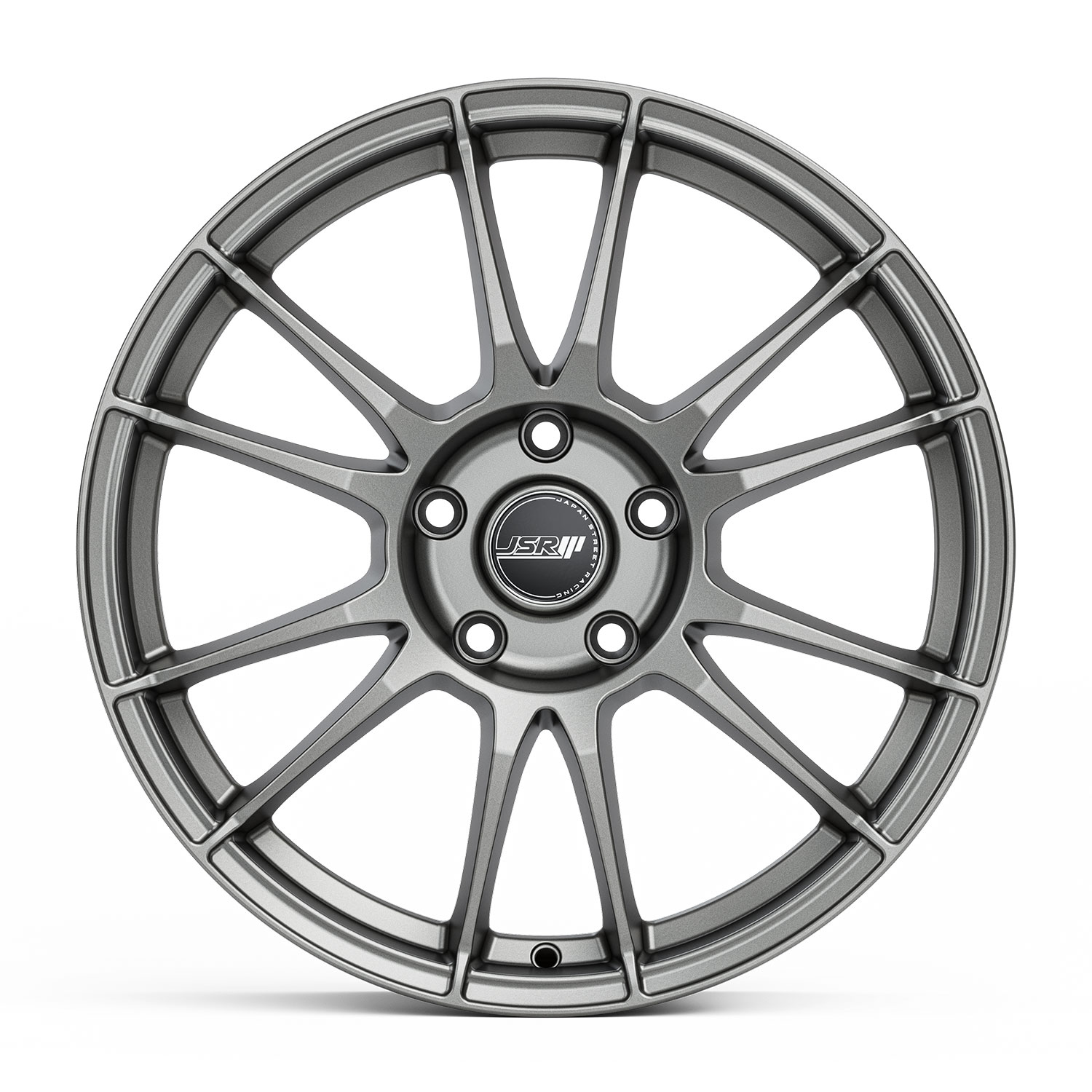 RACING WHEELS JSR ST23 SATIN GUNMETAL GREY 18X8 5X100 WHEEL ONLY