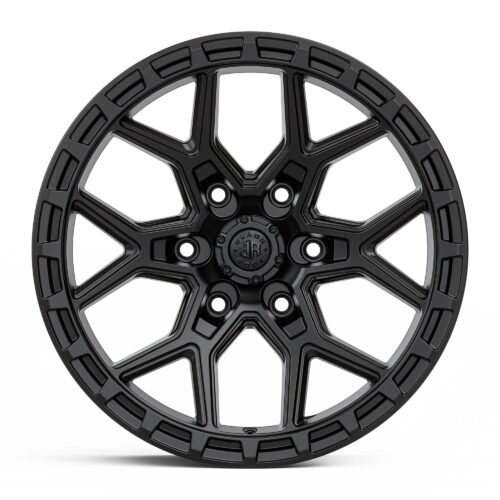 BLACK ROCK VIPER SATIN BLACK 17X9 6X139.7 WHEEL - CNC Wheels
