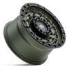 BLACK ROCK MILITARY ARMY GREEN WITH BLACK RING 17X9 6X139.7 WHEEL ...
