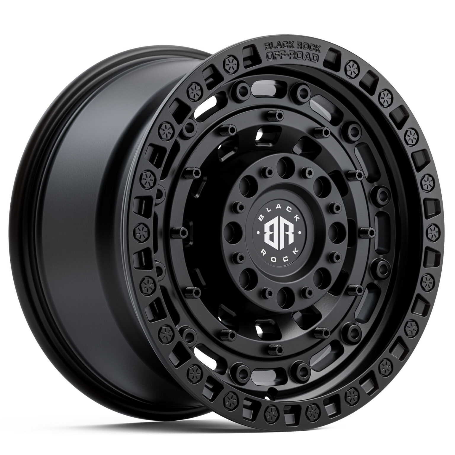 BLACK ROCK MILITARY SATIN BLACK 17X9 6X139.7 WHEEL - CNC Wheels