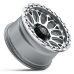 BLACK ROCK SPIDER WHEELS SILVER MACHINED 17X9 6X139.7