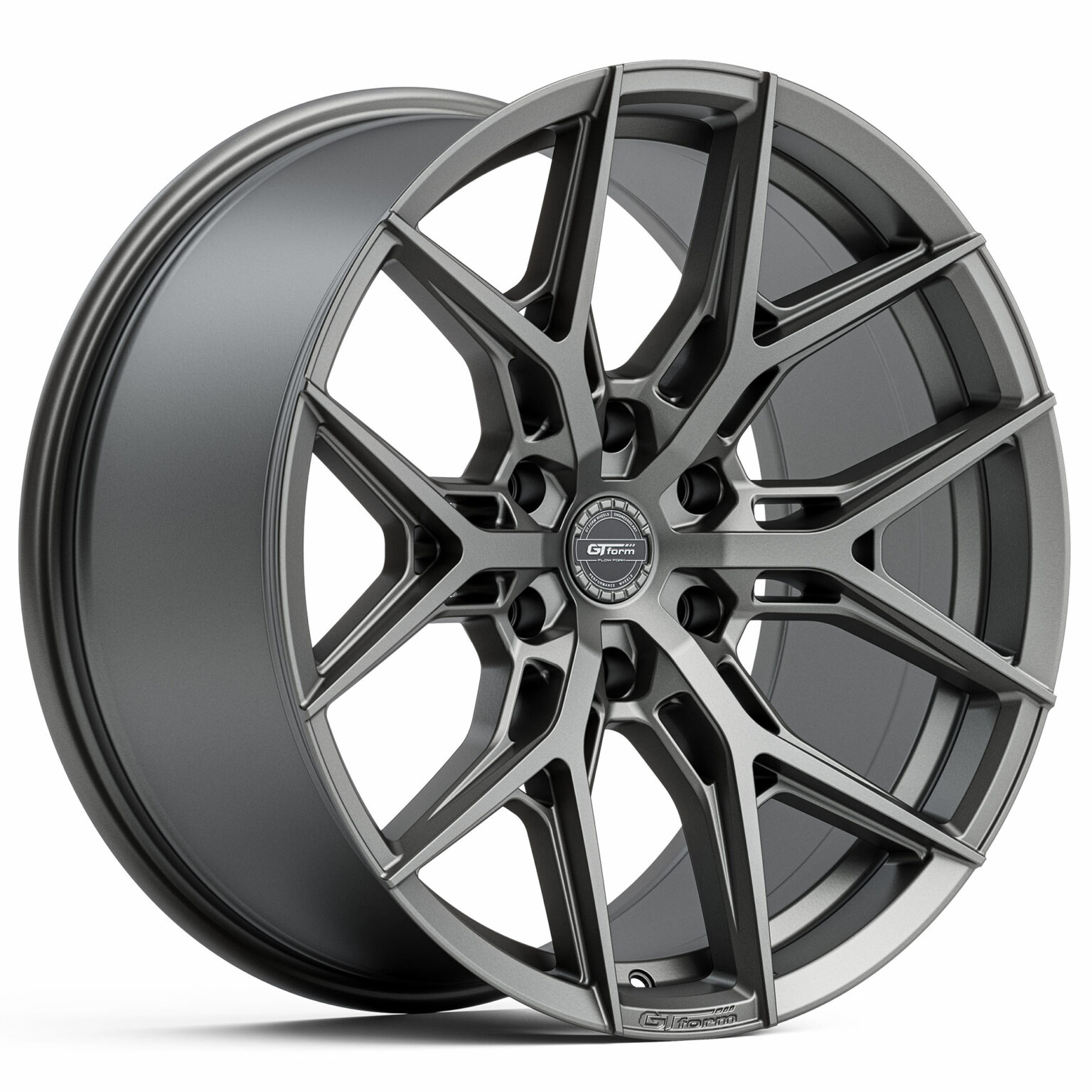 GT FORM GFS1 SATIN GUNMETAL GREY 20X9 6X139.7 WHEEL WHEELS - CNC Wheels