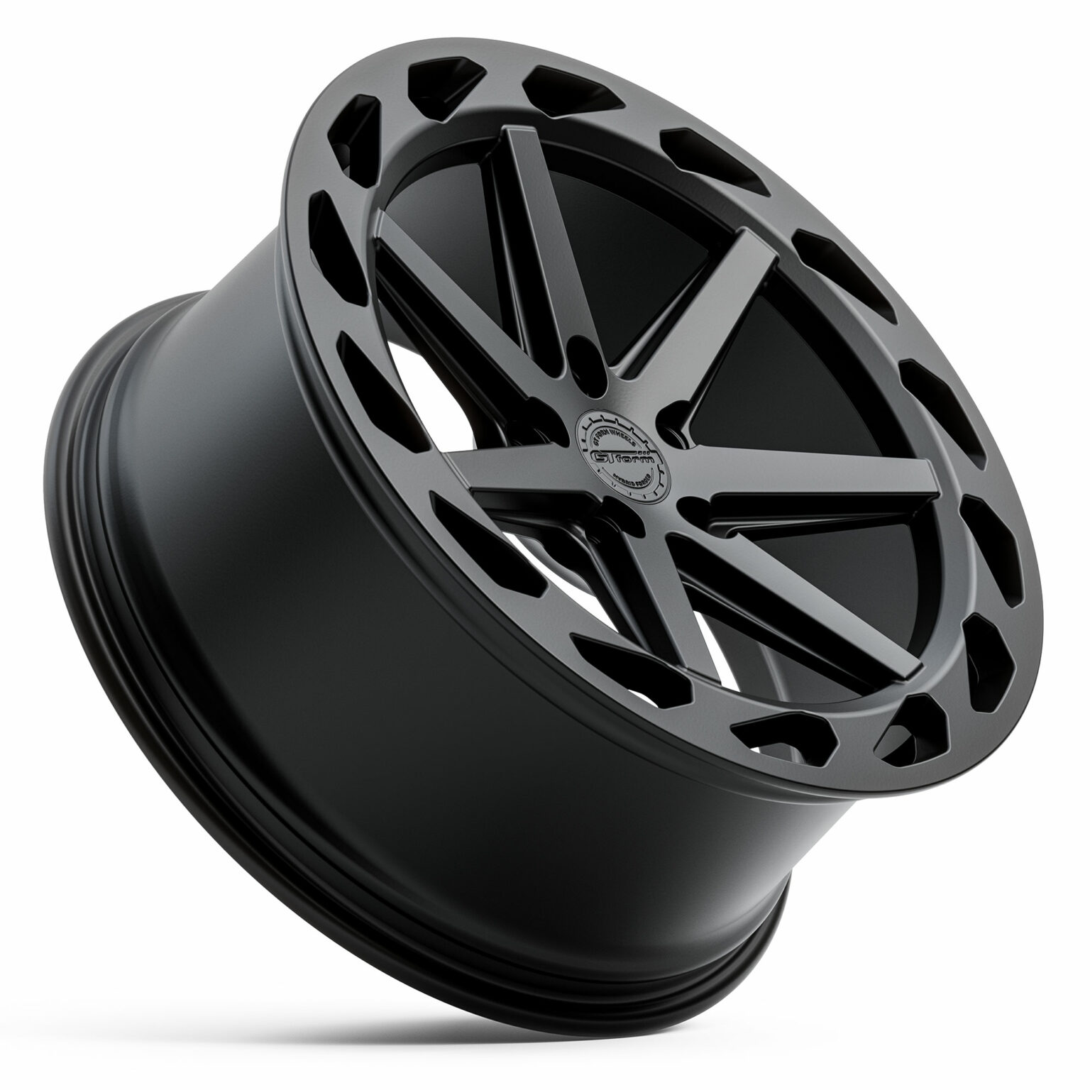 GT FORM HF4.1 HYBRID FORGED SATIN BLACK 20X10 5X108 WHEEL ONLY - CNC Wheels