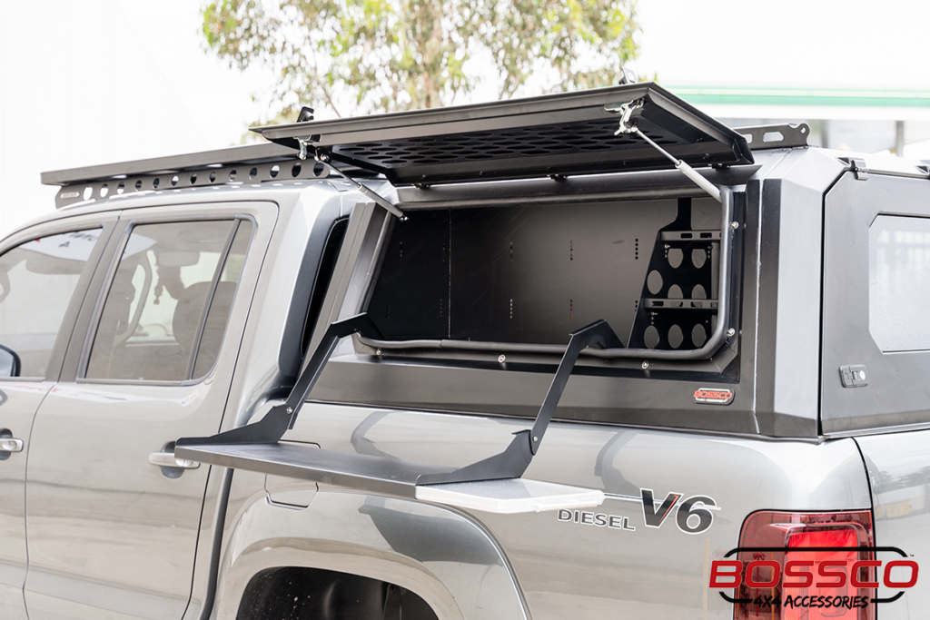 BCX BLACK ALUMINIUM TUB CANOPY FOR VOLKSWAGEN AMAROK 2H 2009-2022 - CNC ...