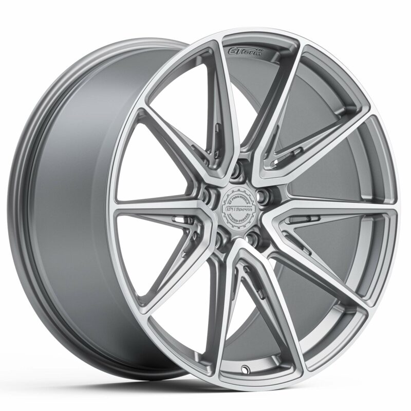 GT FORM HF2.1 HYBRID FORGED BRUSHED TITANIUM 20X12 5X120 WHEEL - CNC Wheels
