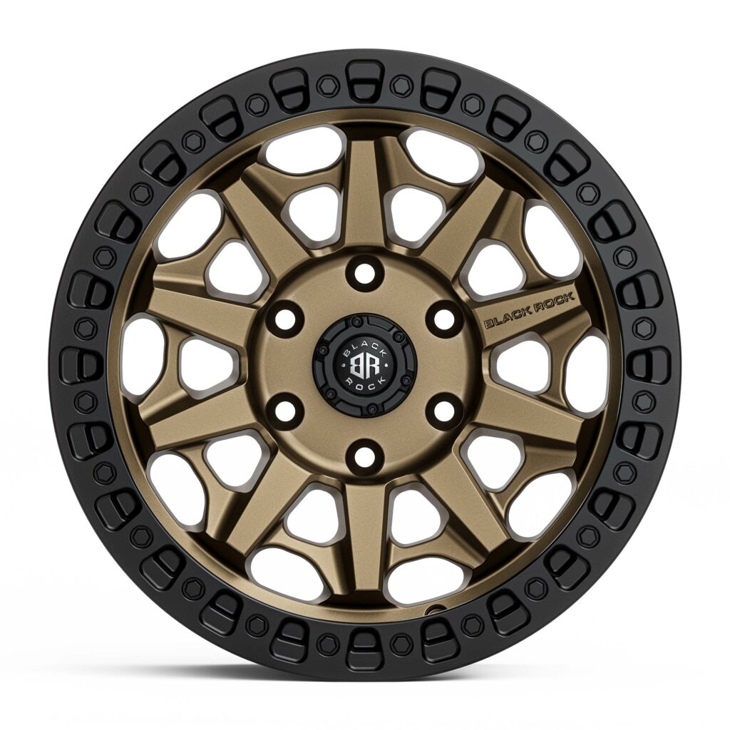 BLACK ROCK CAGE WHEELS DARK BRONZE 17X8 6X139.7 4X4 RIMS