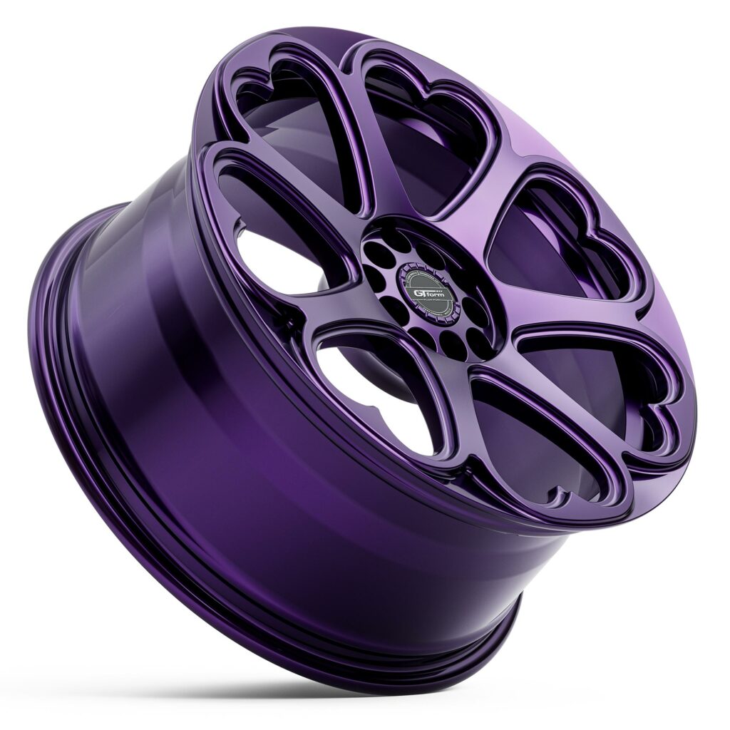 GT FORM HEARTS CANDY PURPLE 18X8.5 5X112 WHEEL ONLY | CNC Wheels