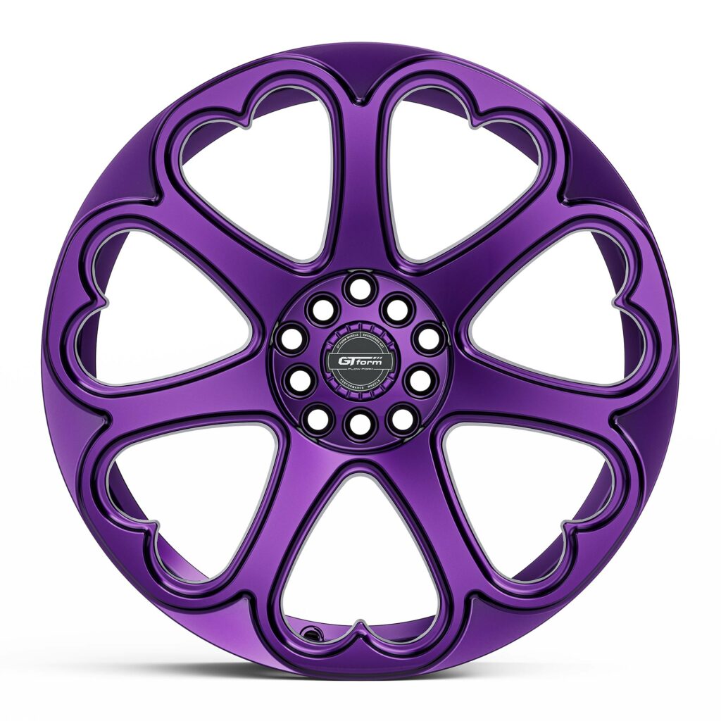 GT FORM HEARTS CANDY PURPLE 18X8.5 5X112 WHEEL ONLY | CNC Wheels