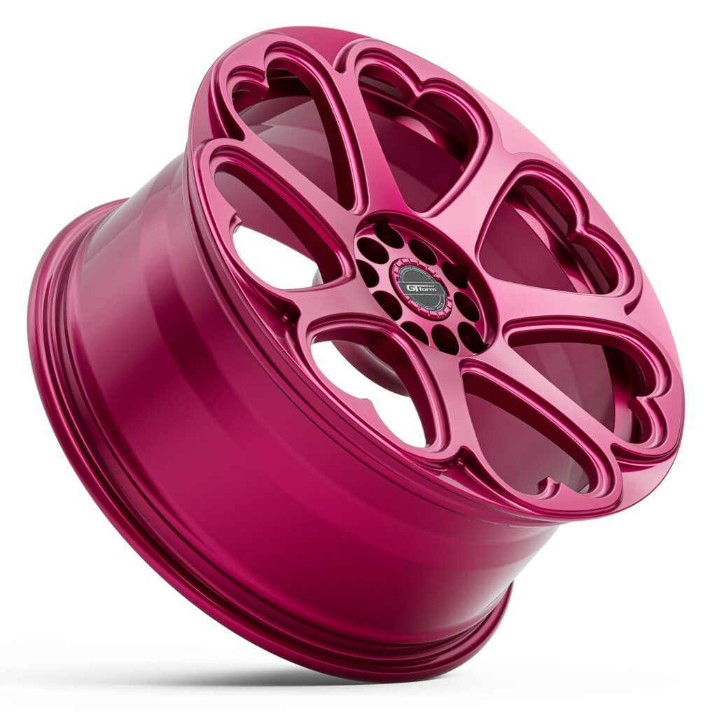 GT FORM HEARTS HOT PINK 18X8.5 5X114.3 WHEEL | CNC Wheels