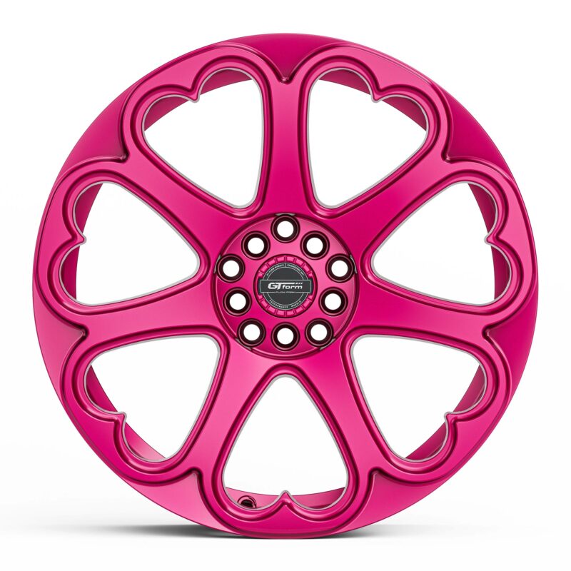 GT FORM HEARTS HOT PINK 18X8.5 5X110 WHEEL ONLY | CNC Wheels