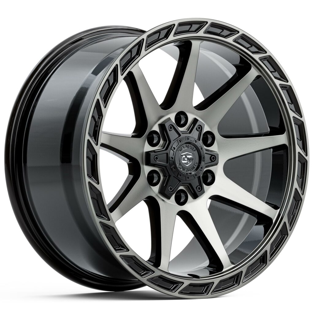 GT FORM GFS4 SATIN BLACK 18X9 6X139.7 WHEEL & TYRE PACKAGE - CNC Wheels