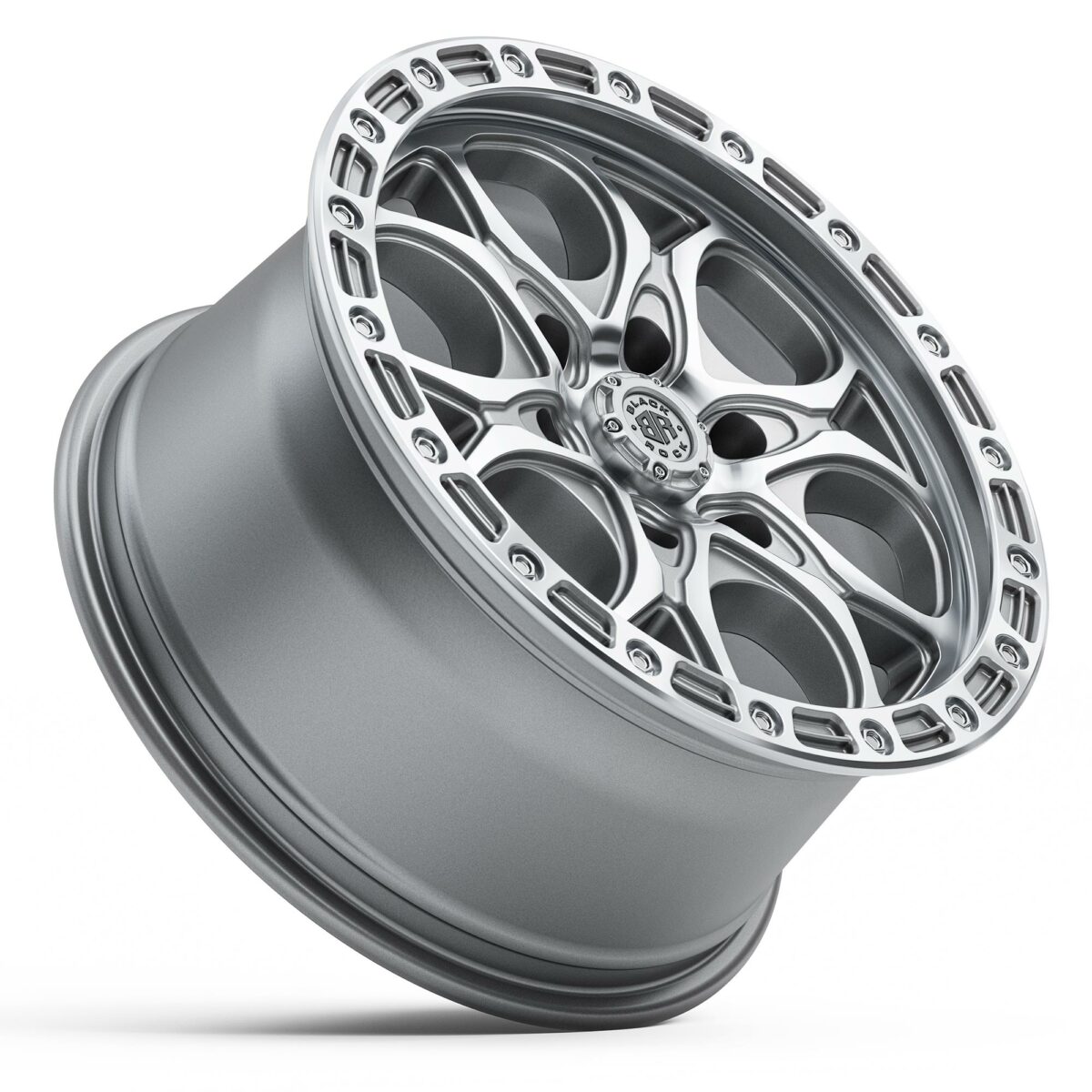 4X4 RIMS BLACK ROCK BOLT GUNMETAL 18 INCH 6X139.7