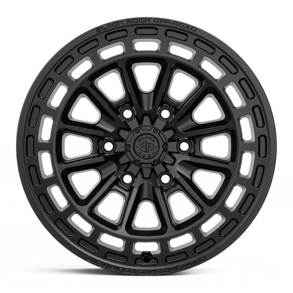 4X4 RIMS BLACK ROCK VORTEX SATIN BLACK 17 INCH 6X139.7