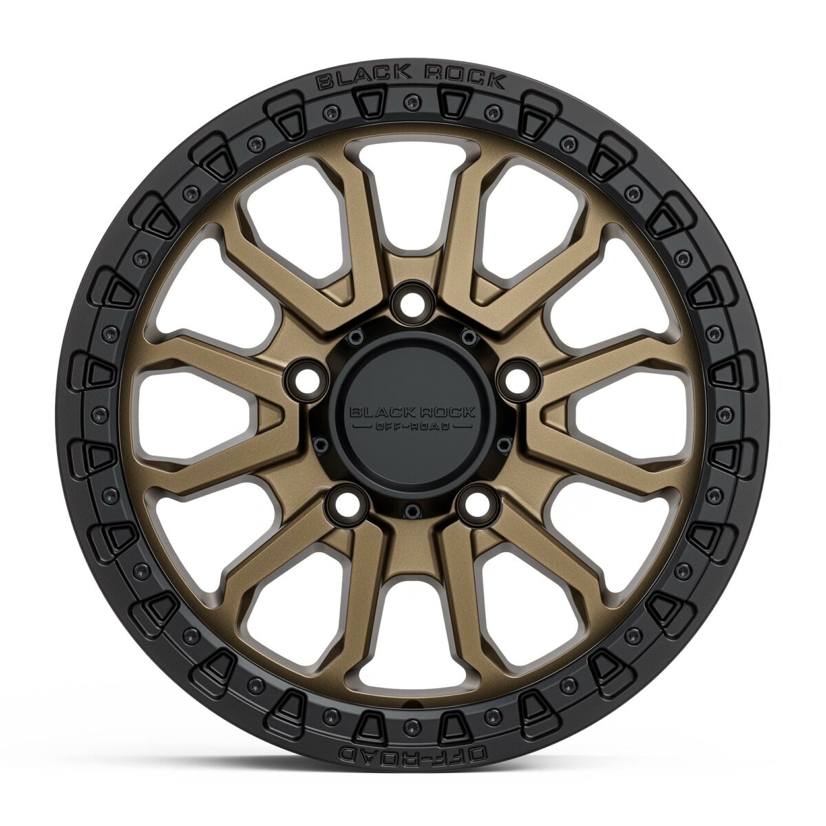 Wheels for Suzuki Jimny | Black Rock Cobra 16x7 Dark Bronze Black Ring